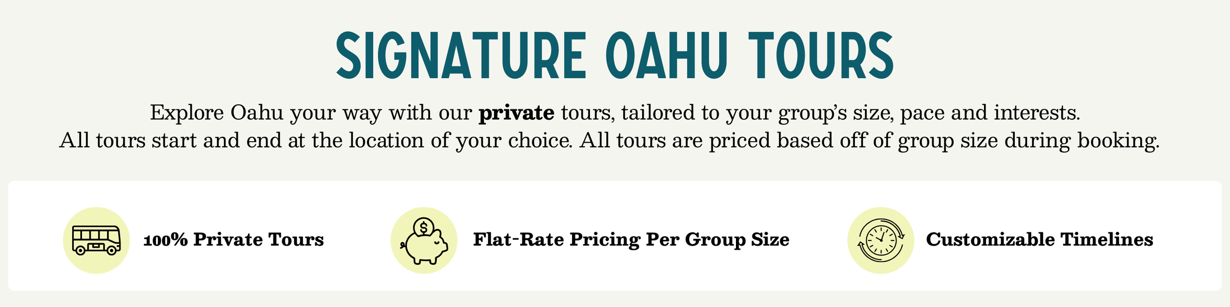 Signature Tours | Pineapple Travel Co